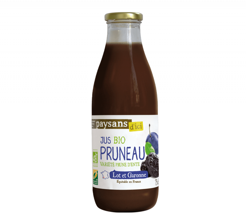 Pur jus de Pruneau Agen Bio et Équitable | Boutique Ethiquable