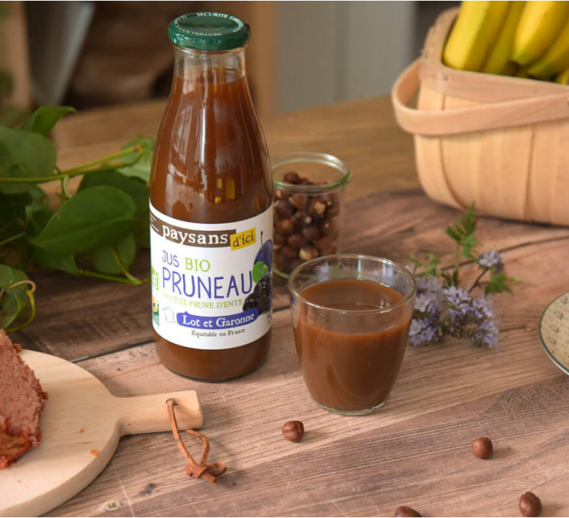 Pur jus de Pruneau Agen Bio et Équitable | Boutique Ethiquable